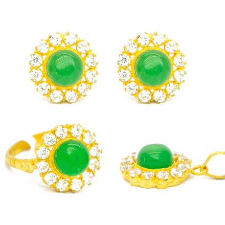 Onex Zircon Locket Top Ring | Gahana Griha